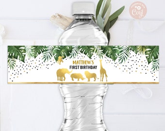 Jungle Party Label - Etsy
