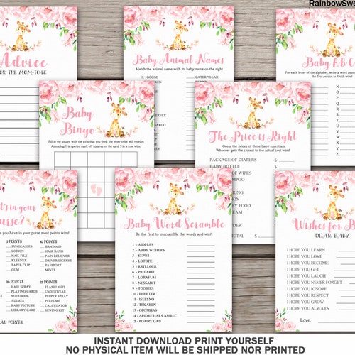 Vintage Truck Baby Shower Games Truck Shower Games Pick-up | Etsy Canada