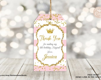 Princess Gift Tags | Etsy