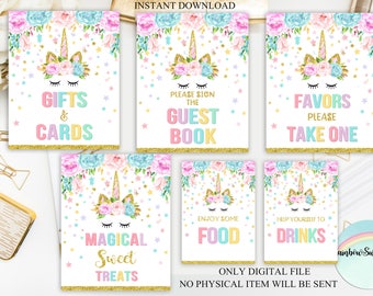 Unicorn Baby Shower - Etsy