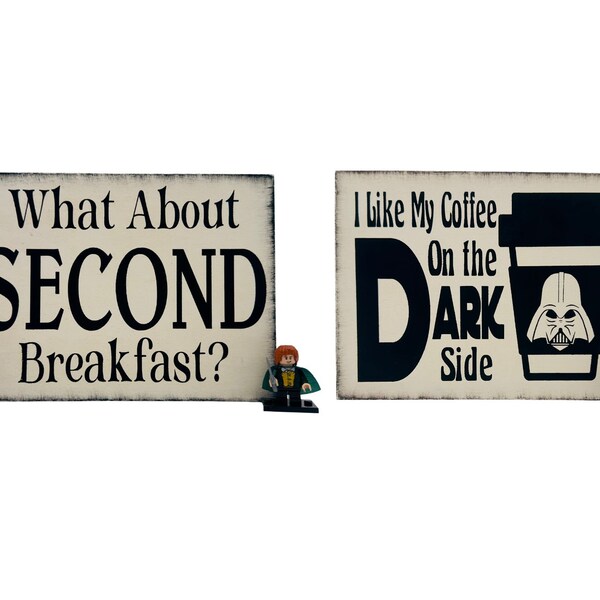 Second Breakfast Signs - Etsy