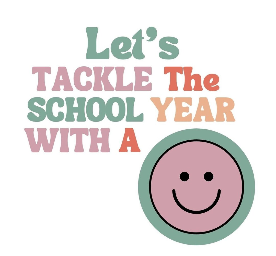 Back to School Fun - SVG Iron-on Transfer for T-shirts and More! - Etsy