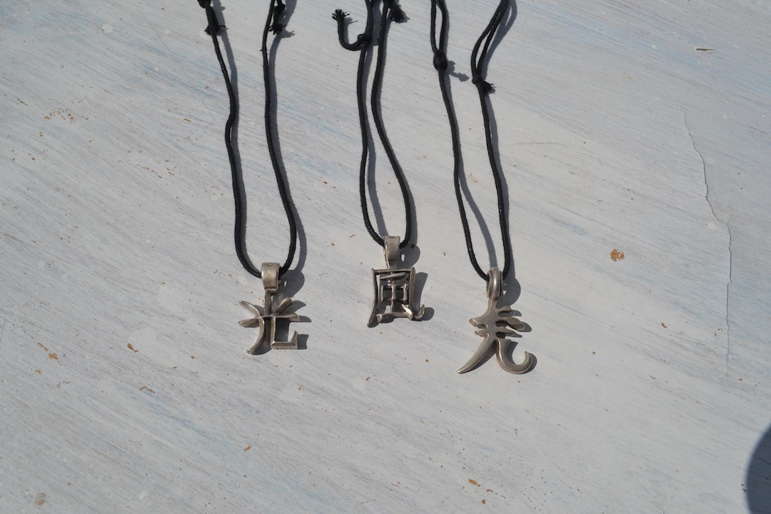 Stock Tribal-chnise-japanese-maori Pewter Silver Tone Pendants Made in ...