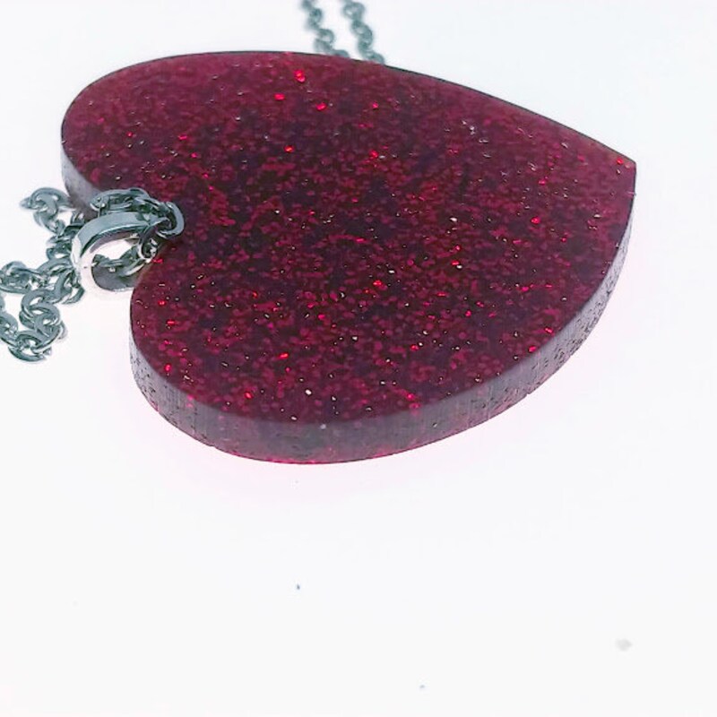 Red Glitter Hearts - Etsy