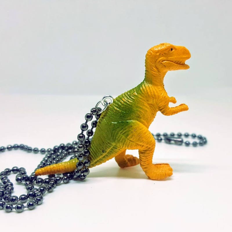 Dinosaur Necklace - Etsy