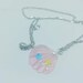 Pastel Sprinkle Shell Necklace Your Choice of Pink Blue Purple Yellow ...