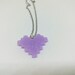 8 Bit Pixel Heart Necklace Video Game Gamer Geek Gift 6 Colors You Pick ...