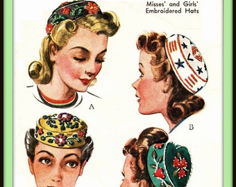 Pillbox Hat Pattern - Etsy