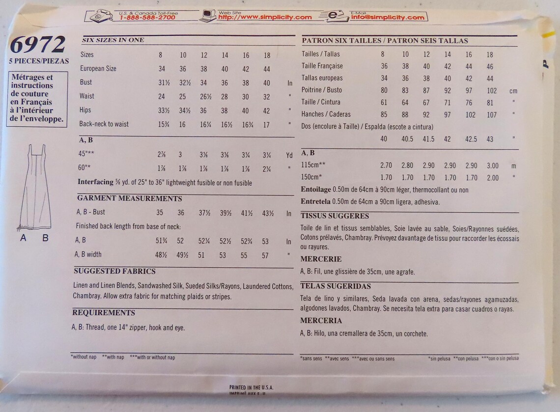 Misses Semi-fitted DRESS Pattern Ankle Length EASY Sundress Sleeveless ...