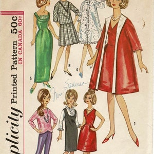 11-1/2" DOLL Clothing Fashion Simplicity 5731 Vintage 1964 Craft Sewing ...