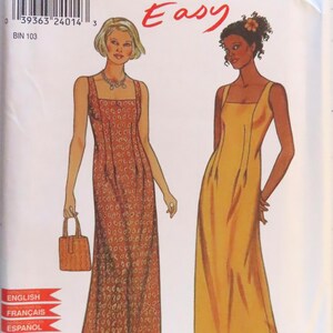 Ankle Length Sundress Pattern: New Look 6972, Sizes 8-18 - Etsy