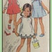 Girls DRESS Shorts Scarf Kerchief Child RARE Simplicity 8169 Vtg 1969 ...