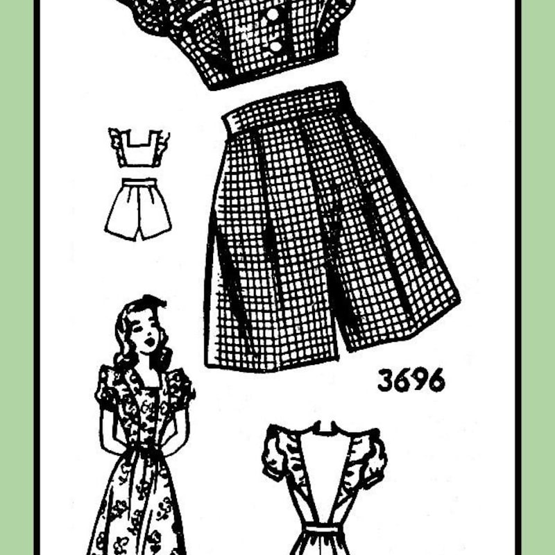 Womens Playsuit Sewing Pattern - Etsy