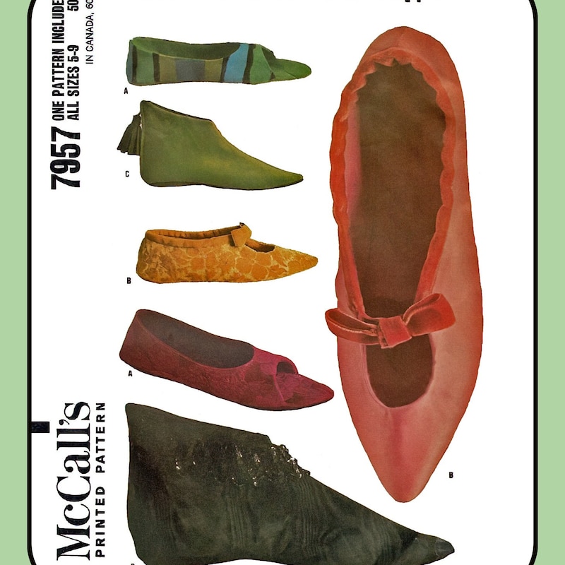 House Shoe Pattern - Etsy
