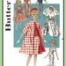 11-1/2" DOLL Clothing Fashion Simplicity 5731 Vintage 1964 Craft Sewing ...