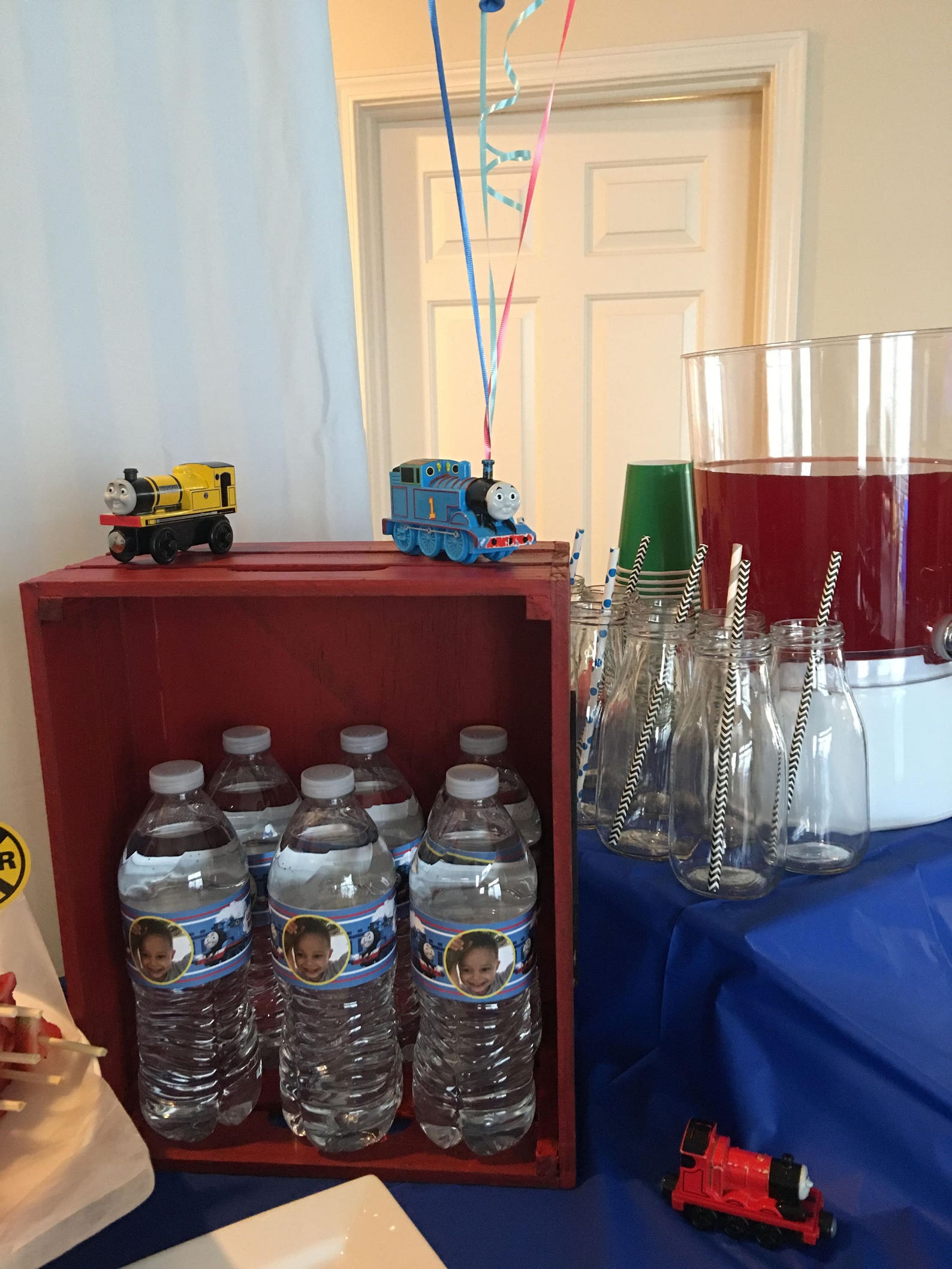 Thomas the Train Water Bottle Label - Etsy