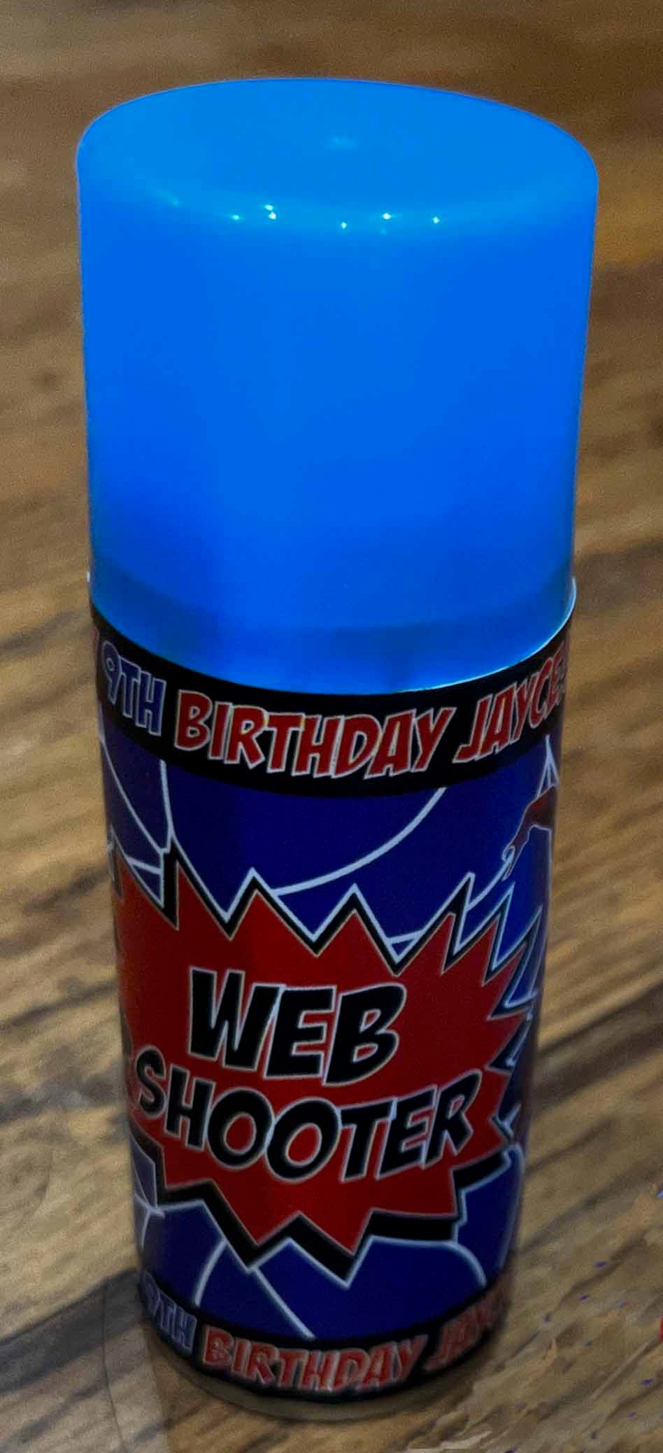 Spider Web Shooter Label - Etsy