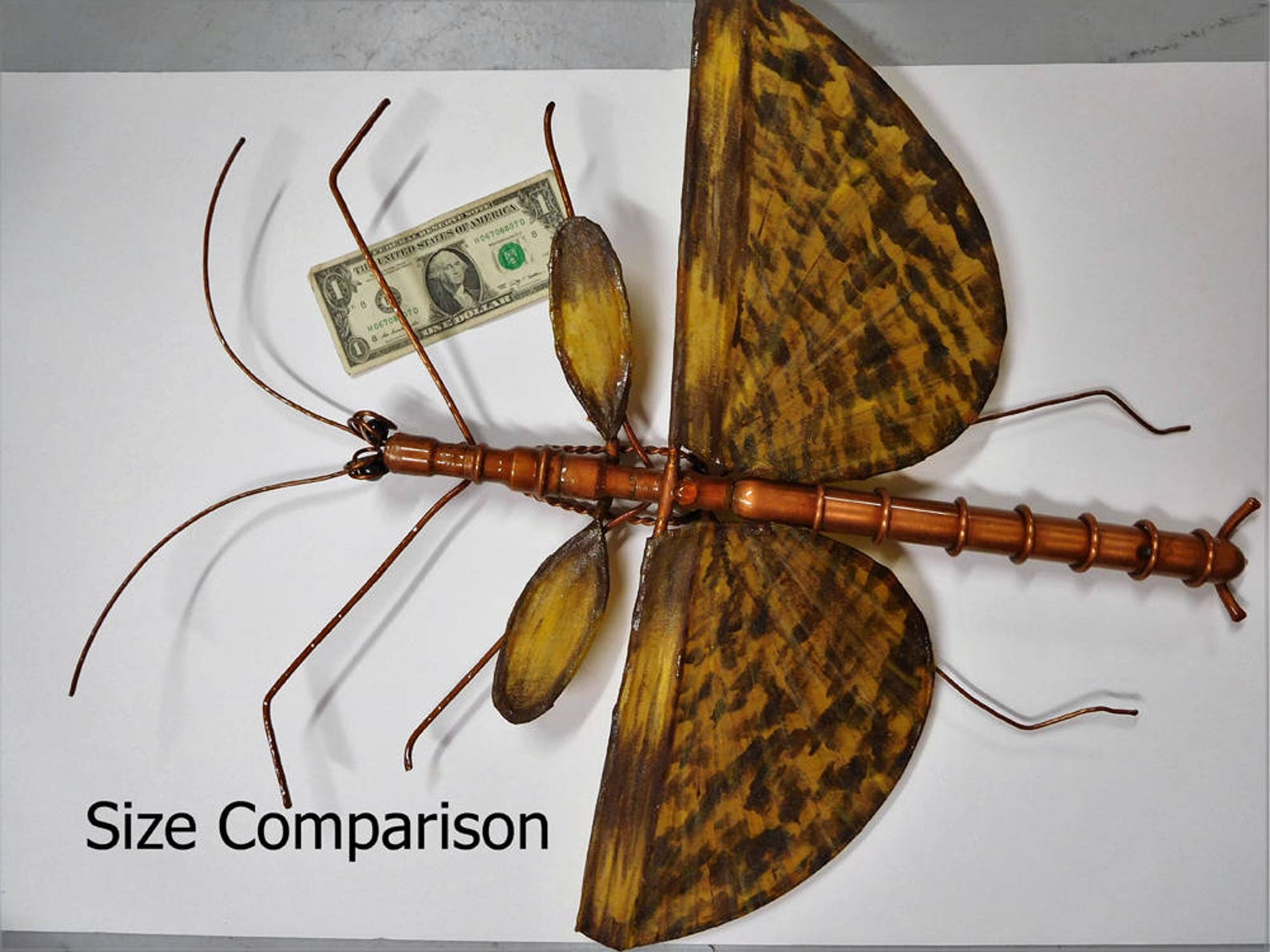 Garden Art Sculpture Stick Bug Insect Art Wall Hanging - Etsy