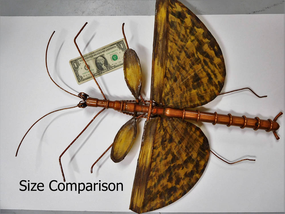 Garden Art Sculpture Stick Bug Insect Art Wall Hanging - Etsy