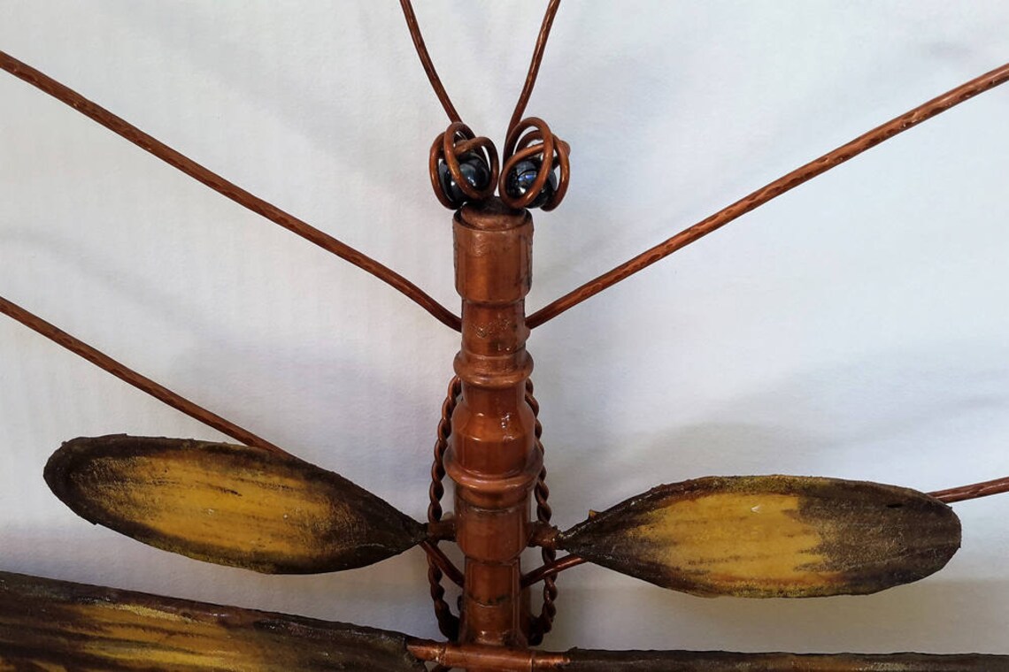 Garden Art Sculpture Stick Bug Insect Art Wall Hanging - Etsy