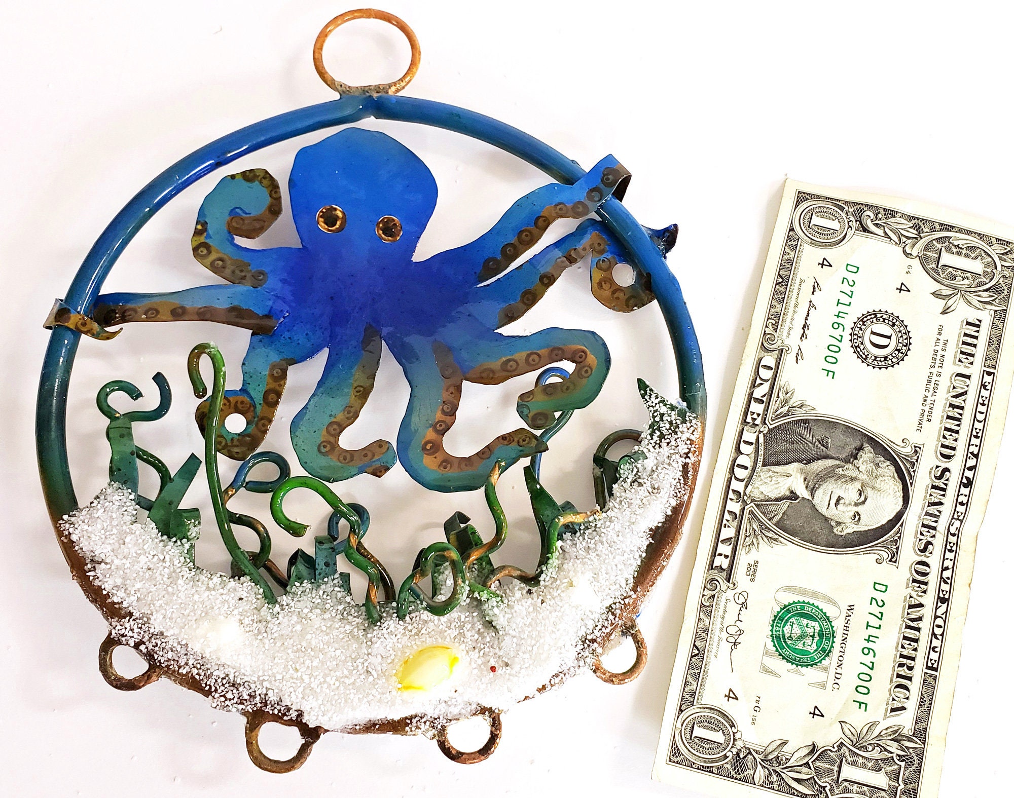 Octopus Wind Chime, Suncatcher, Outdoor Decor, Yard Art, Garden Art ...