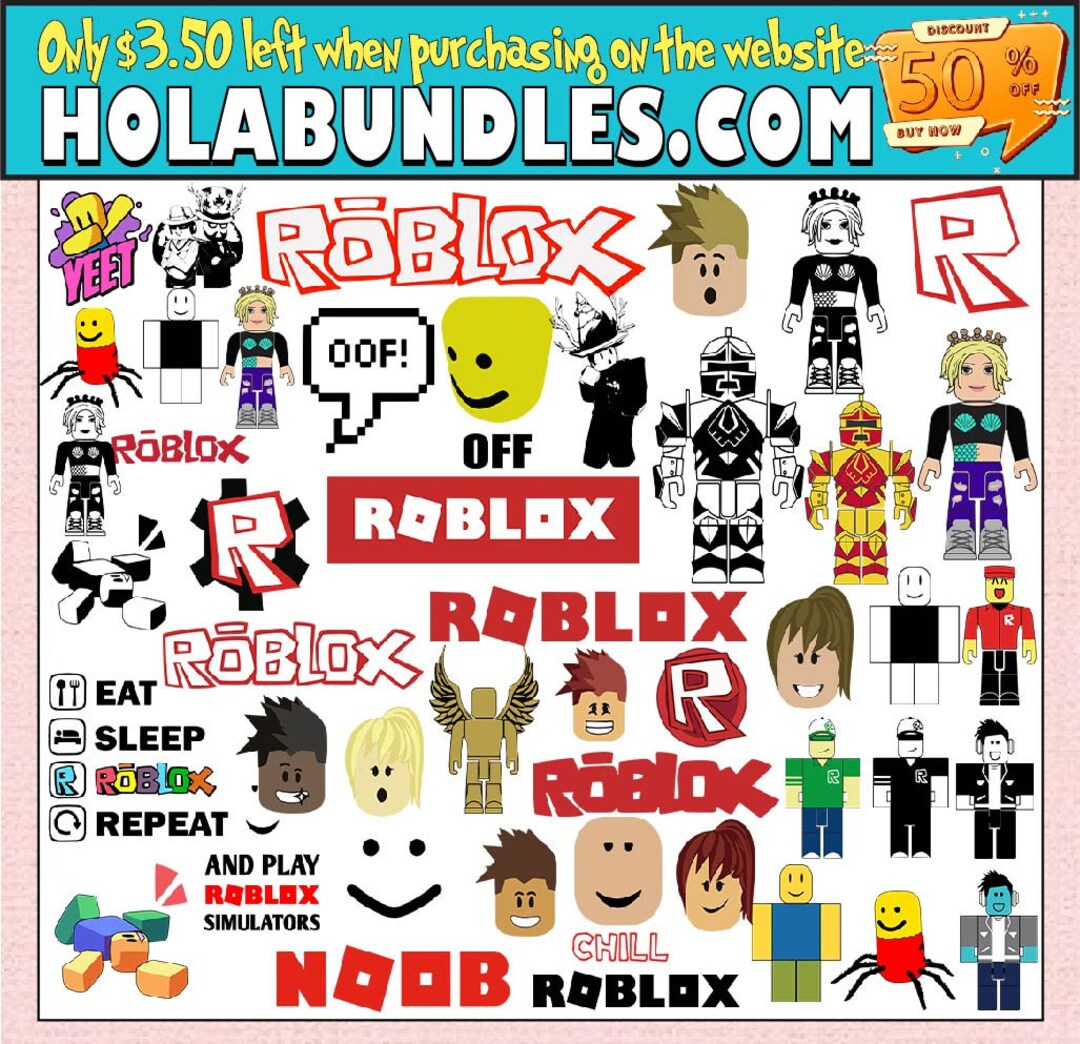 Roblox Bundle Svg Roblox Svg Bundle Roblox Font Roblox Svg - Etsy