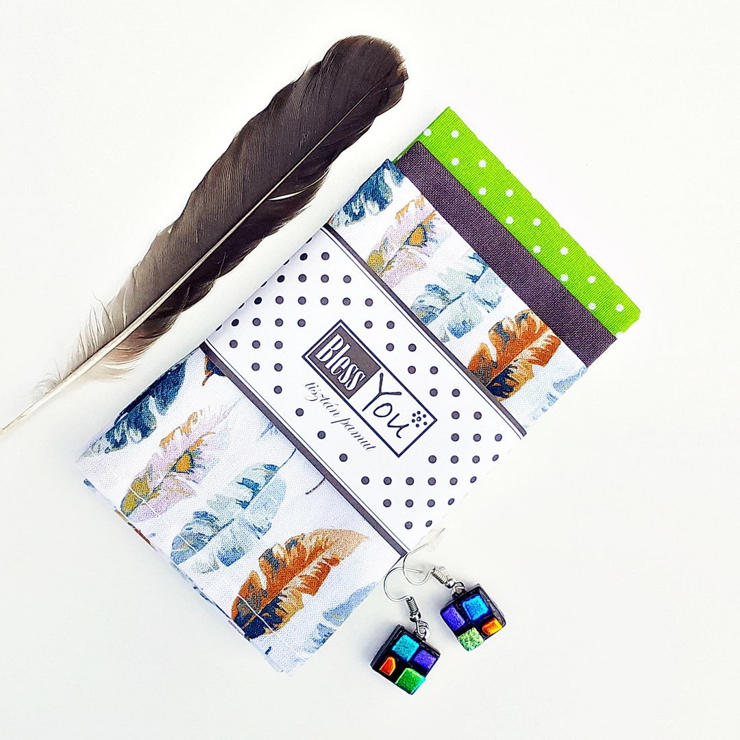 Bird Feathers Handkerchief Set, Zero Waste Gift for Her - Etsy
