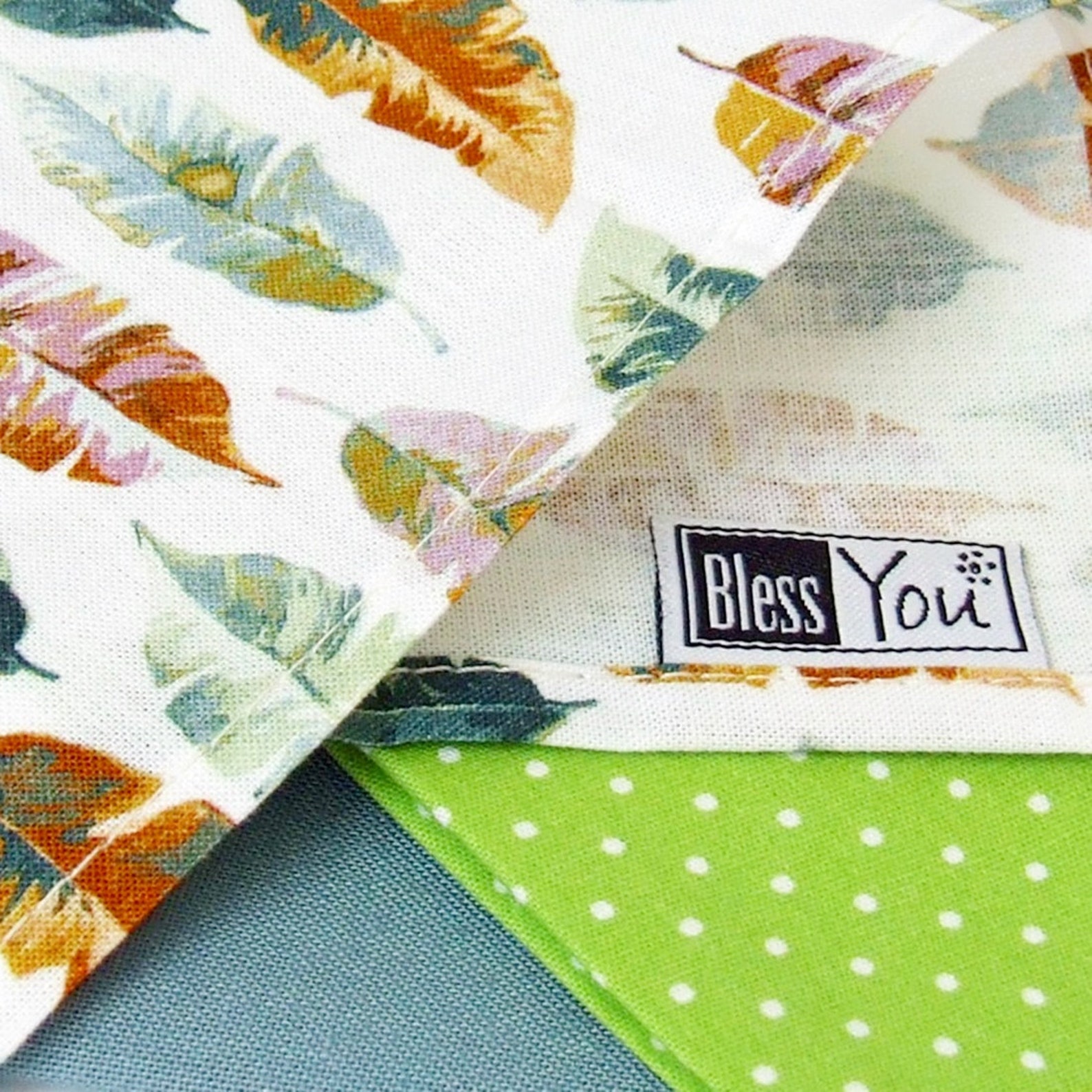 Bird Feathers Handkerchief Set, Zero Waste Gift for Her - Etsy