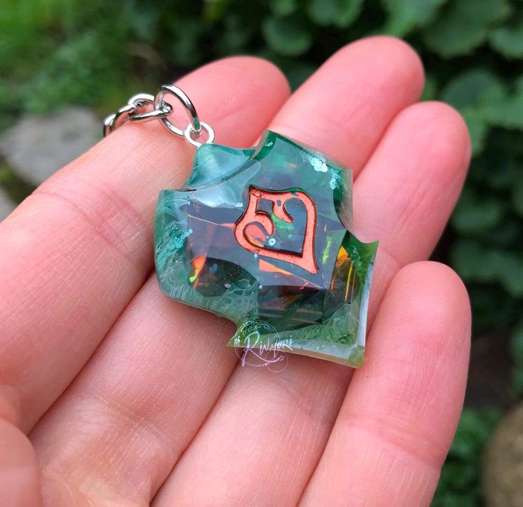 FFXIV Dancer Job Stone Keychain, Handmade Resin Warrior of Light ...