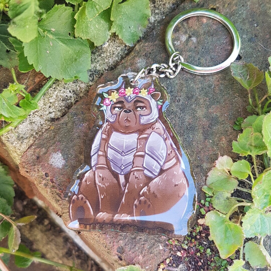 Critical Role Trinket TTRPG Vox Machina Inspired Keyring Double Sided ...