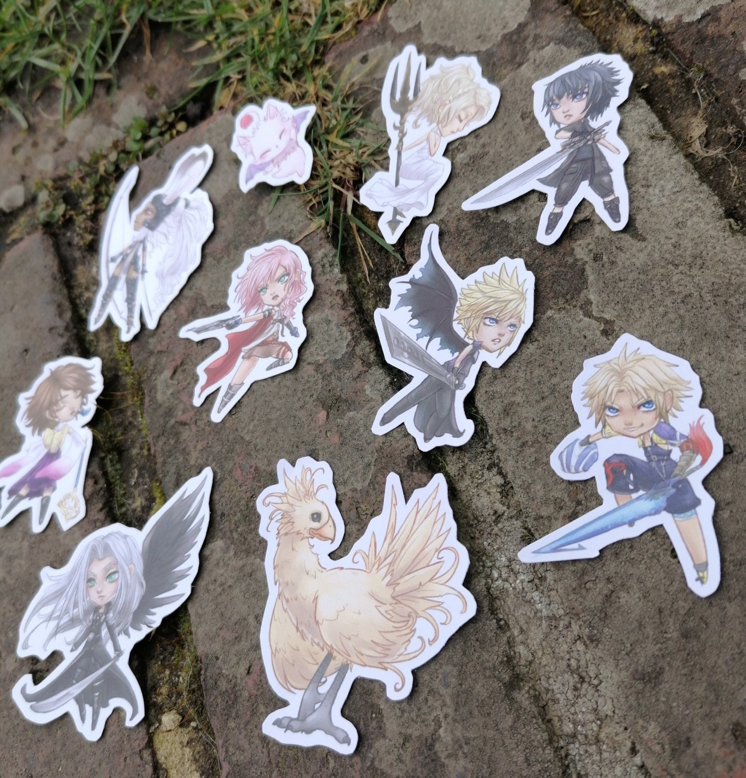 Super Cute Kawaii Final Fantasy Videogame Inspired Sticker | Etsy UK