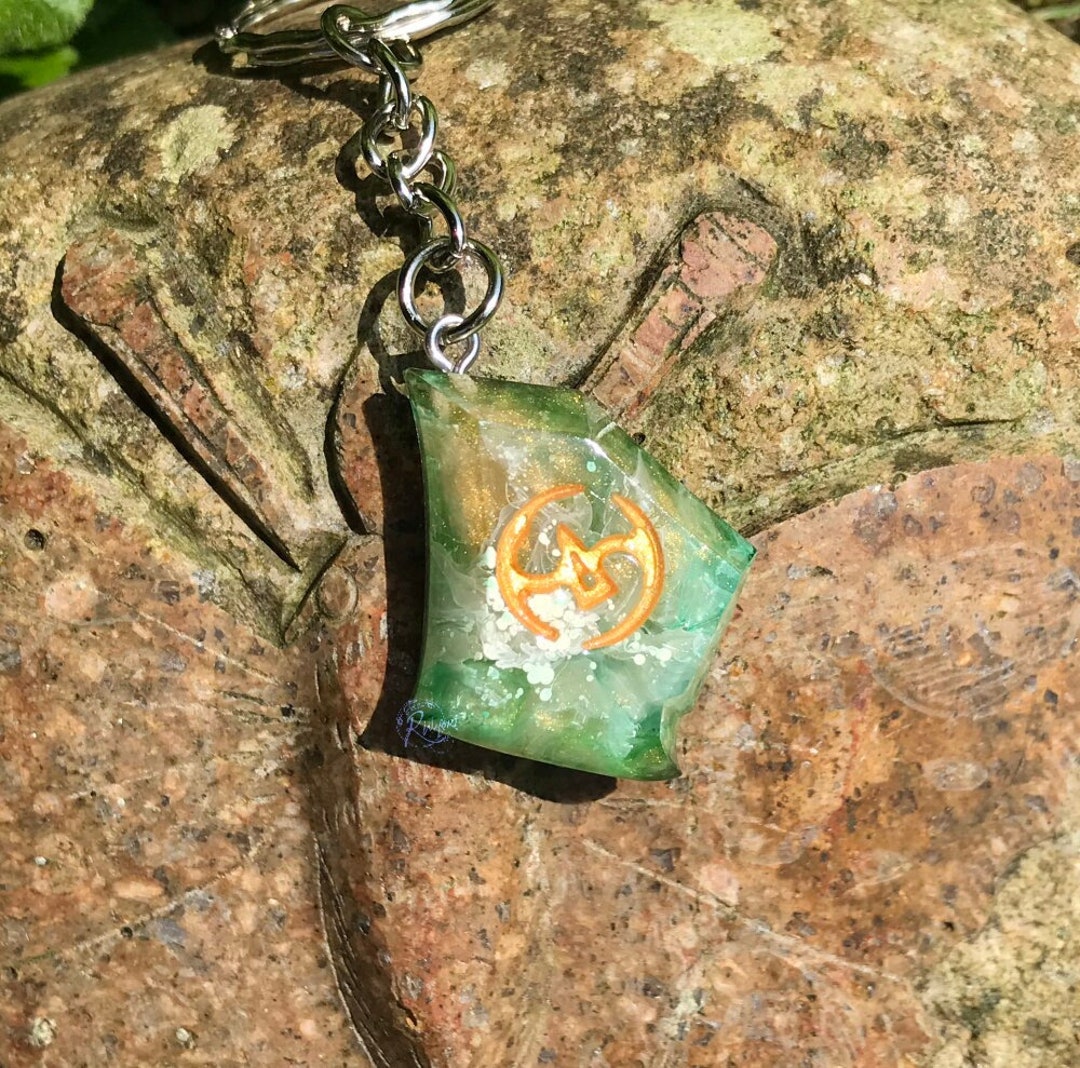 FFXIV Samurai Job Stone | Unique Handmade Warrior of Light Charm ...