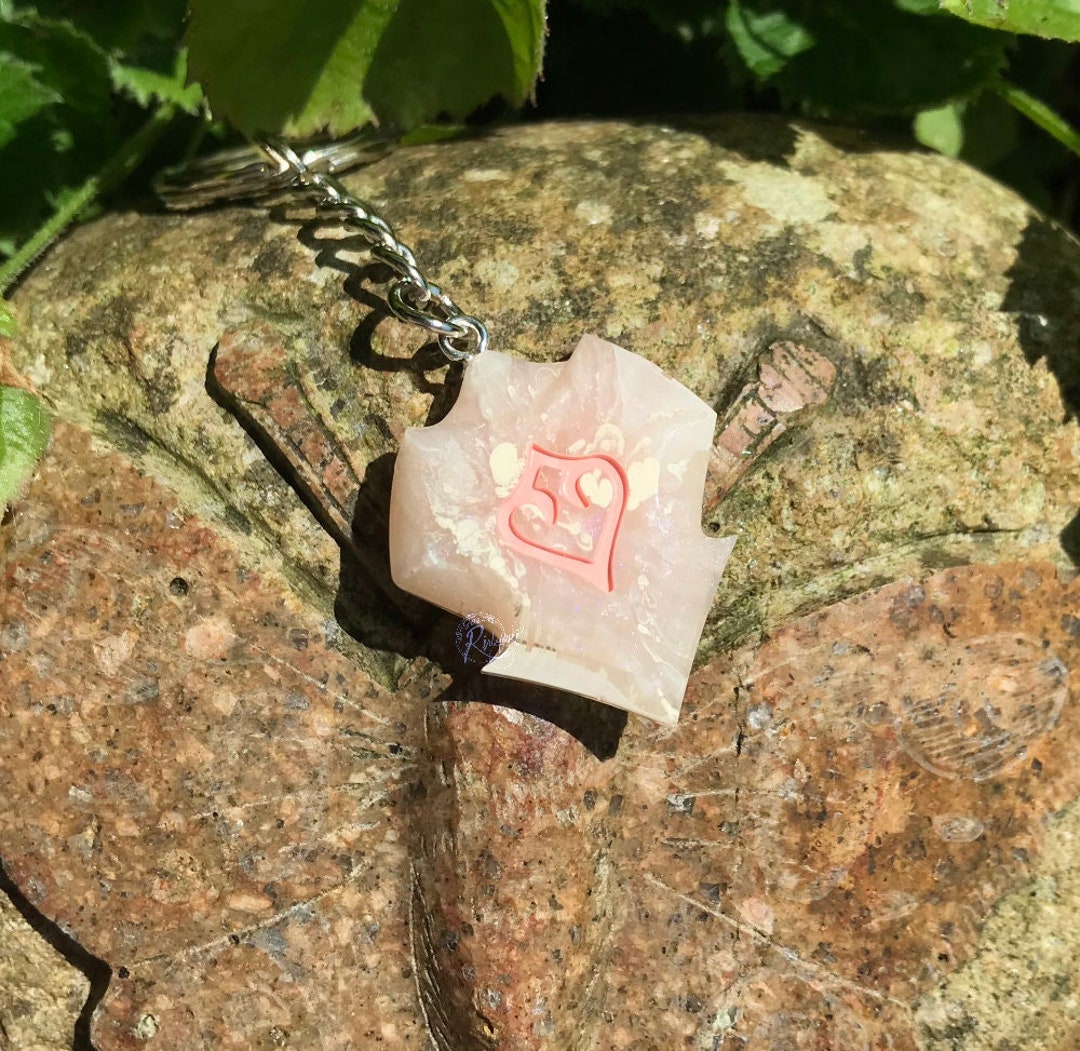 FFXIV Dancer Job Stone Keychain Handmade Resin Warrior of Light Gift ...