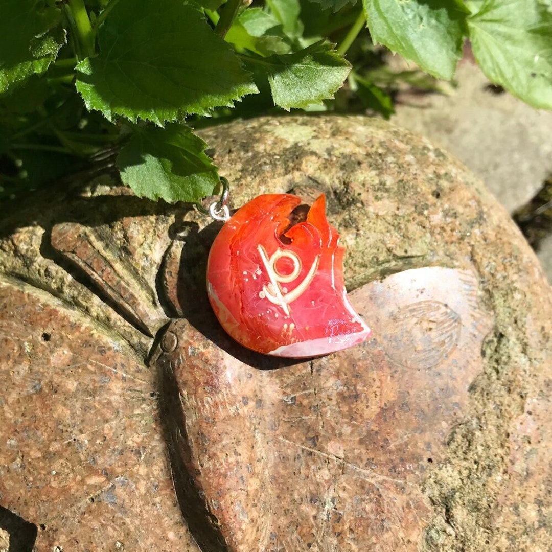 FFXIV Reaper Job Stone Unique Handmade Warrior of Light Charm Video ...