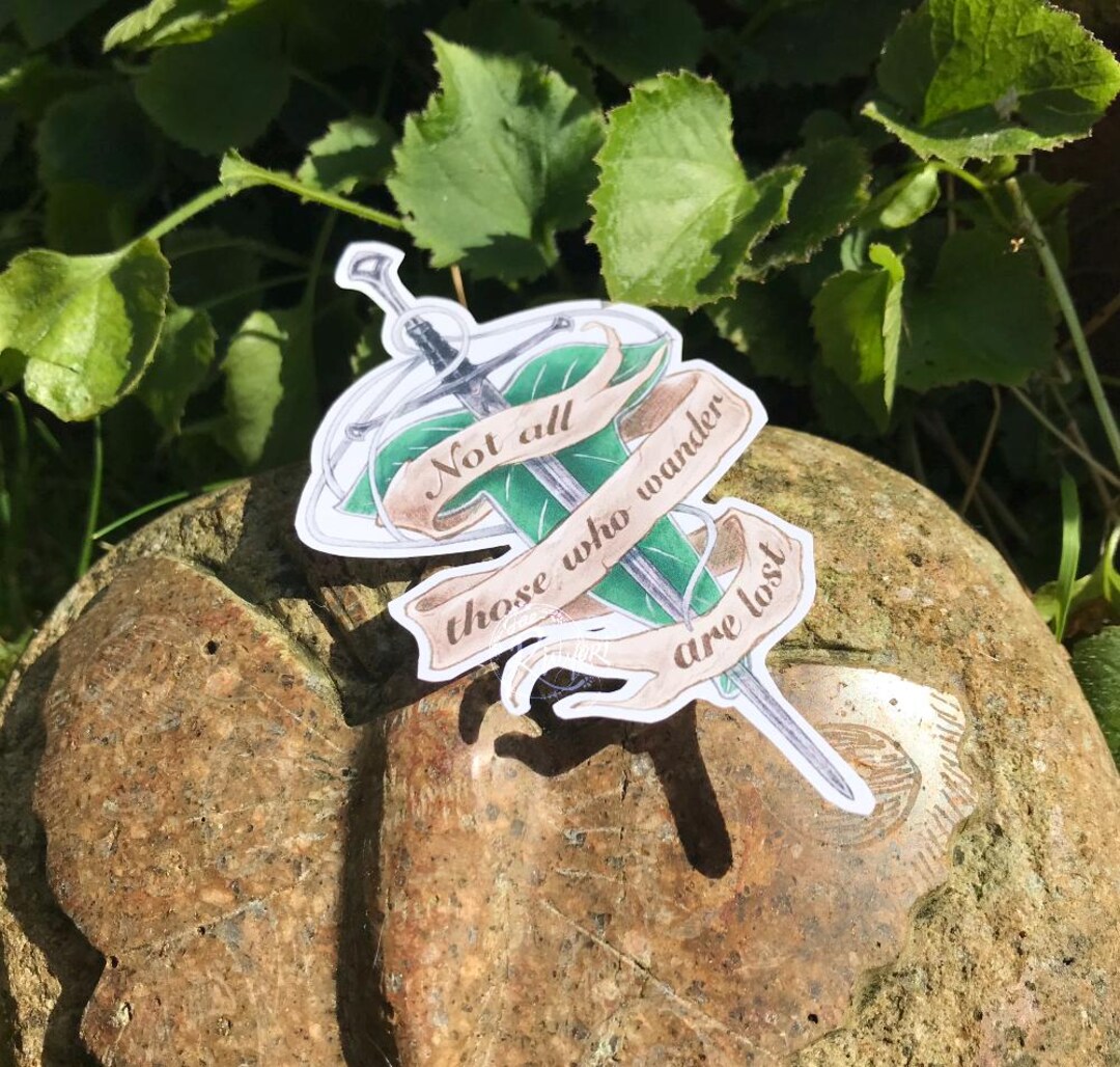 Lord of the Rings Movie Inspired Sticker | Lotr Lothlorian Leaf Pin ...