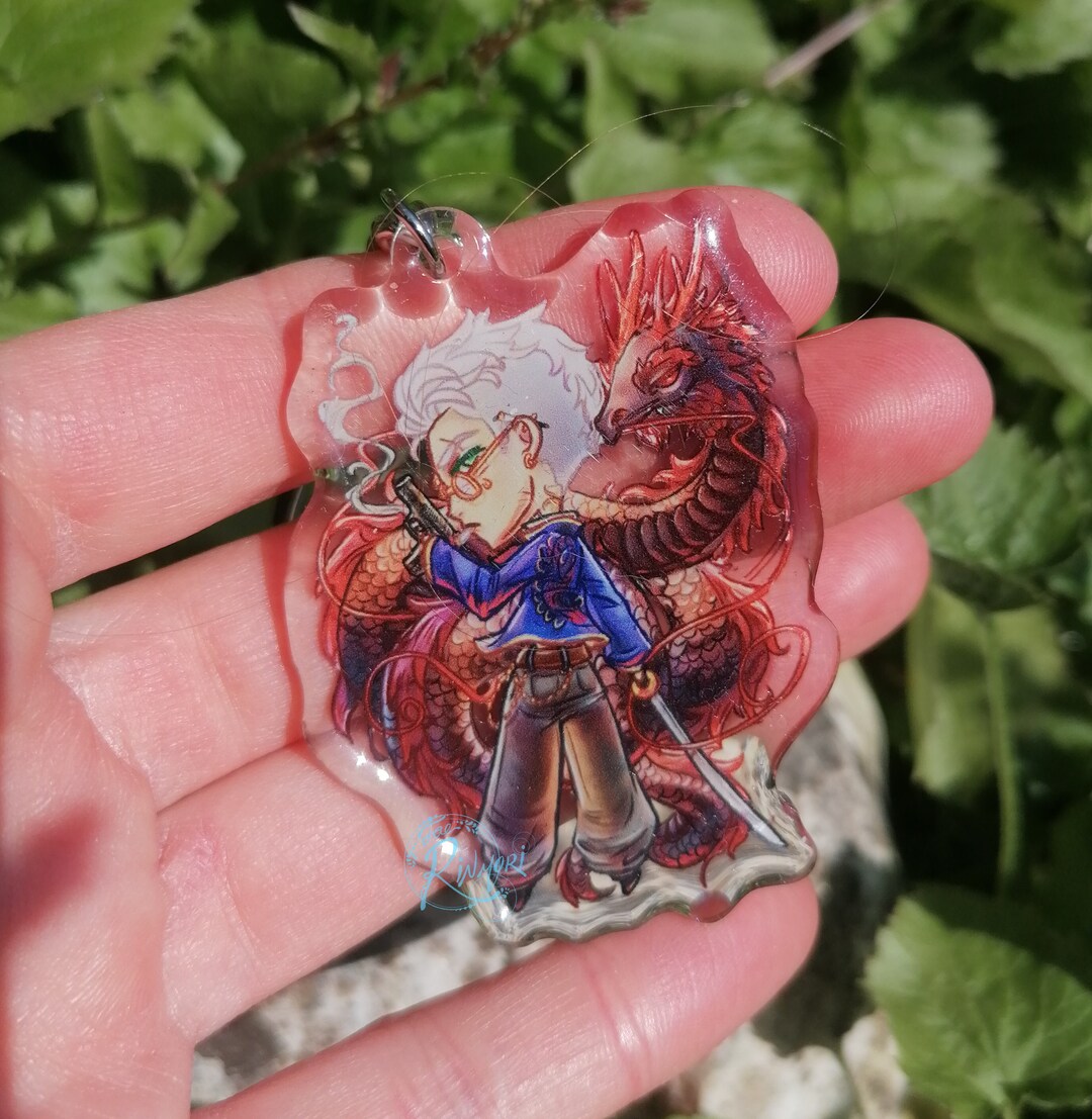 Chibi Critical Role Japanese Inspired Keyring Double Sided Clear ...