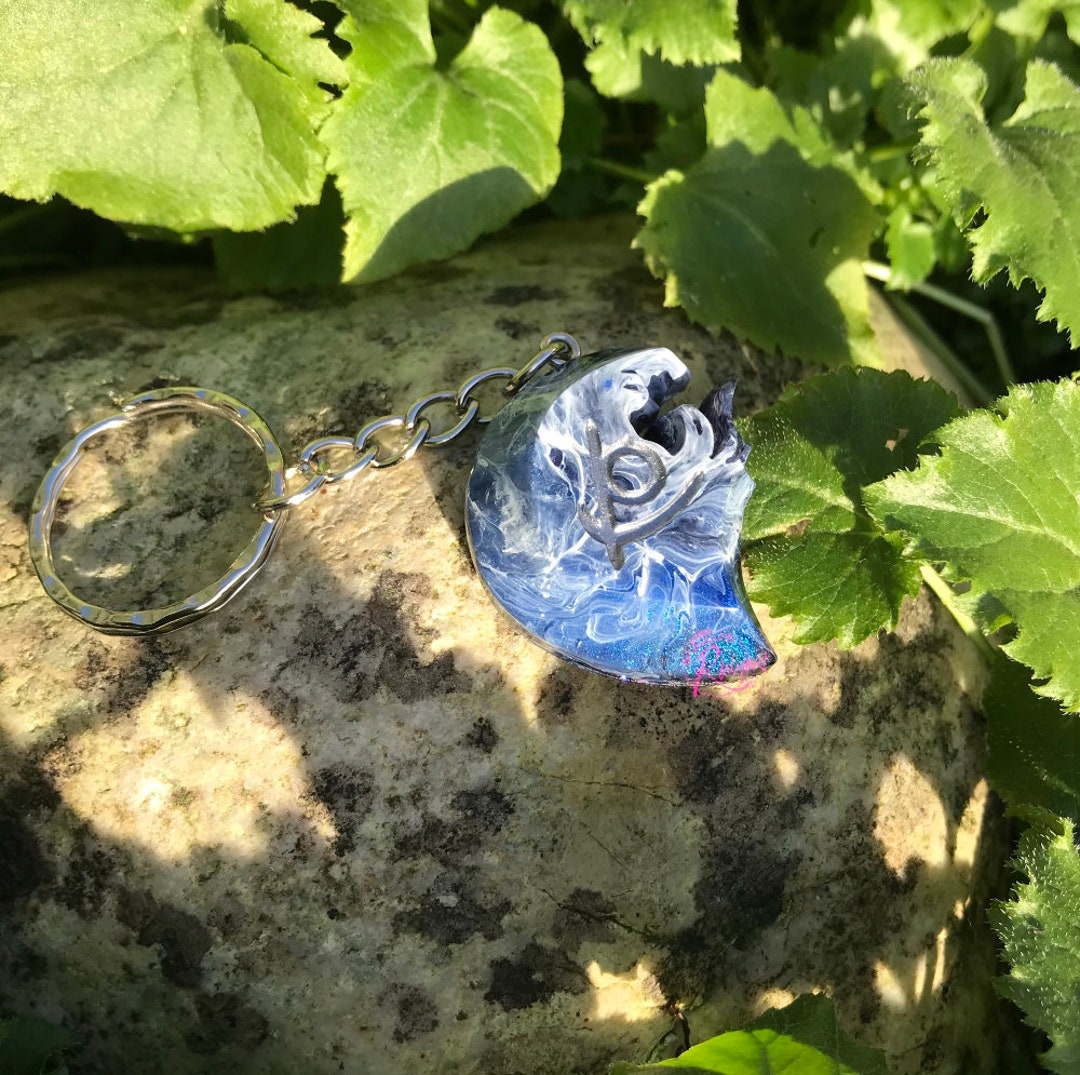 Unique FFXIV Resin Handmade Warrior of Light Video Gamer Keyring Wol ...