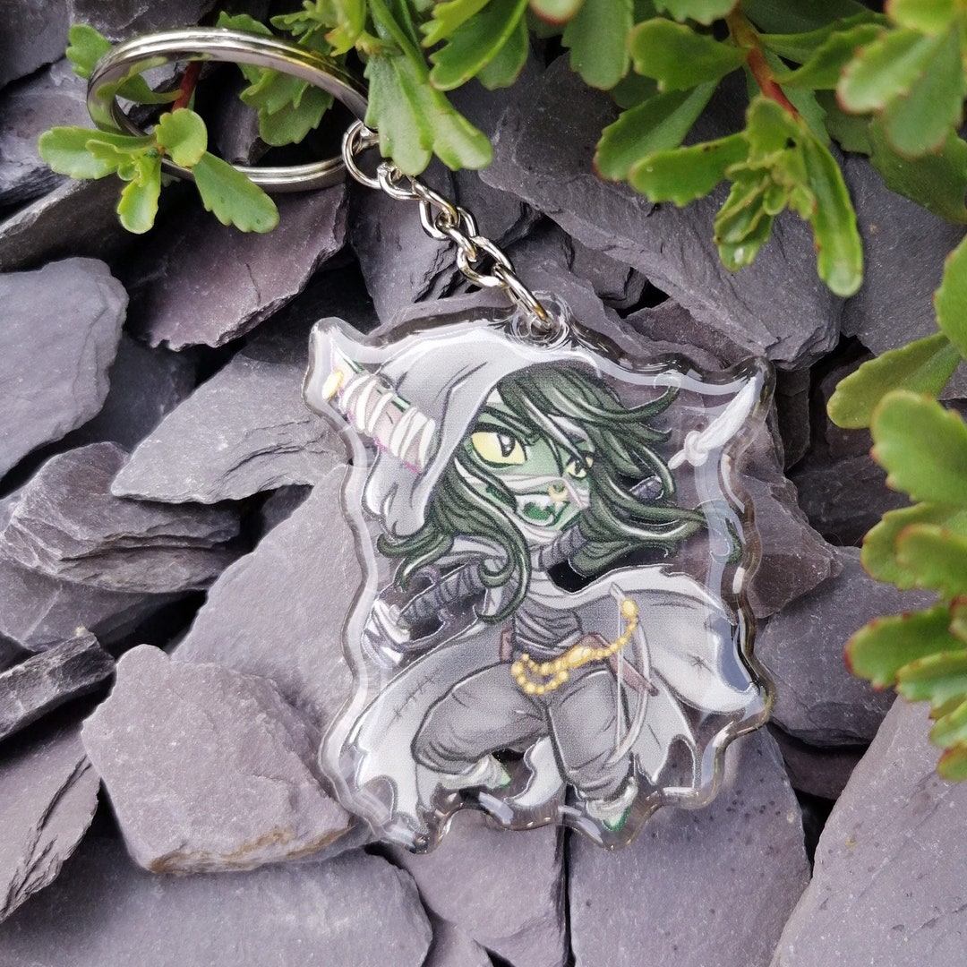Critical Role Nott TTRPG Mighty Nein Inspired Keyring Double Sided ...