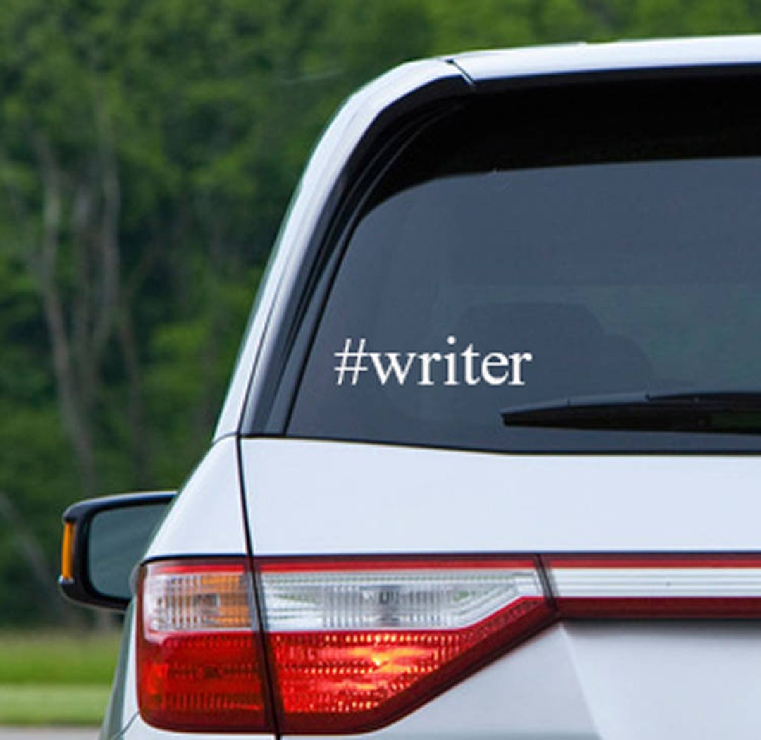 Writer Sticker, Author Sticker, Writer Laptop Sticker, Writer Decal ...