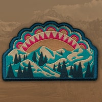 Mountain Embroidery - Etsy