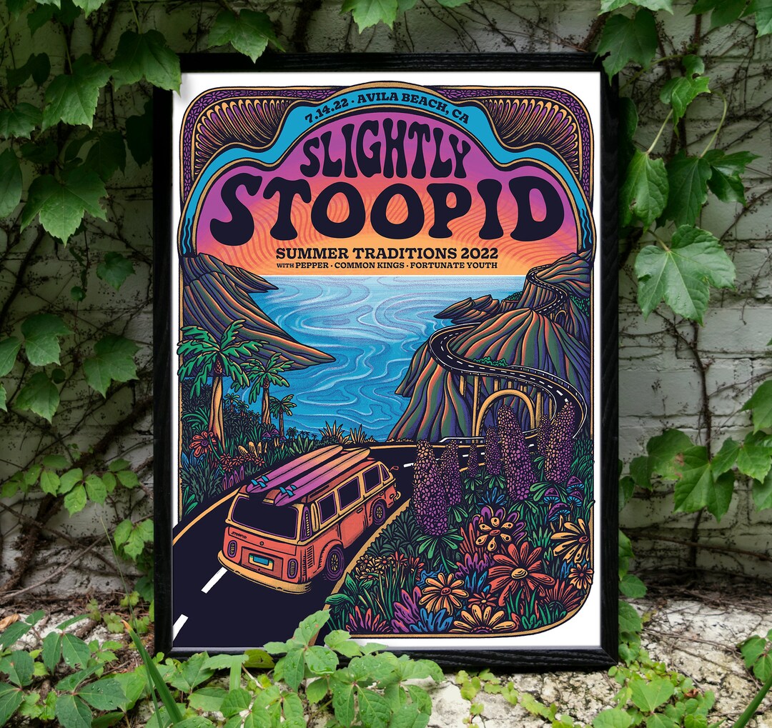 Slightly Stoopid - Avila Beach, California - Etsy