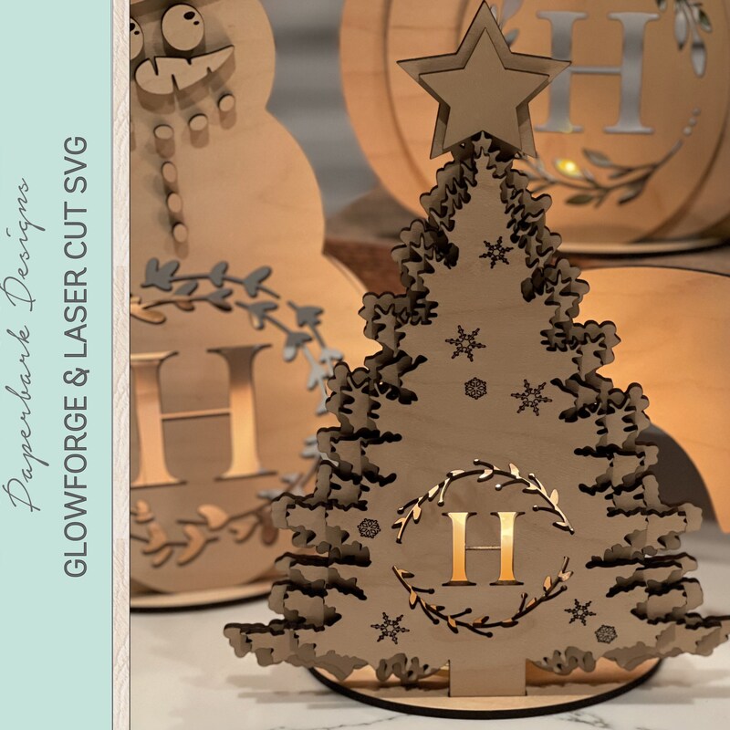 Glowforge Christmas Files - Etsy