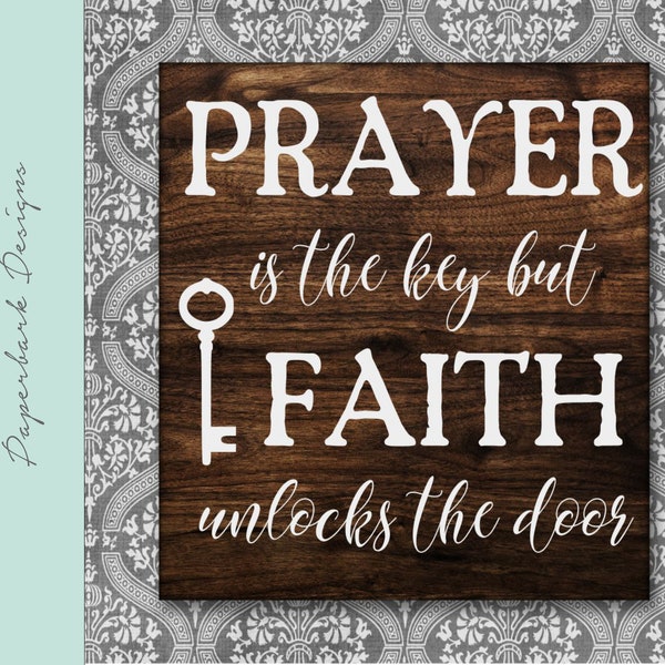 Prayer is Key Svg - Etsy