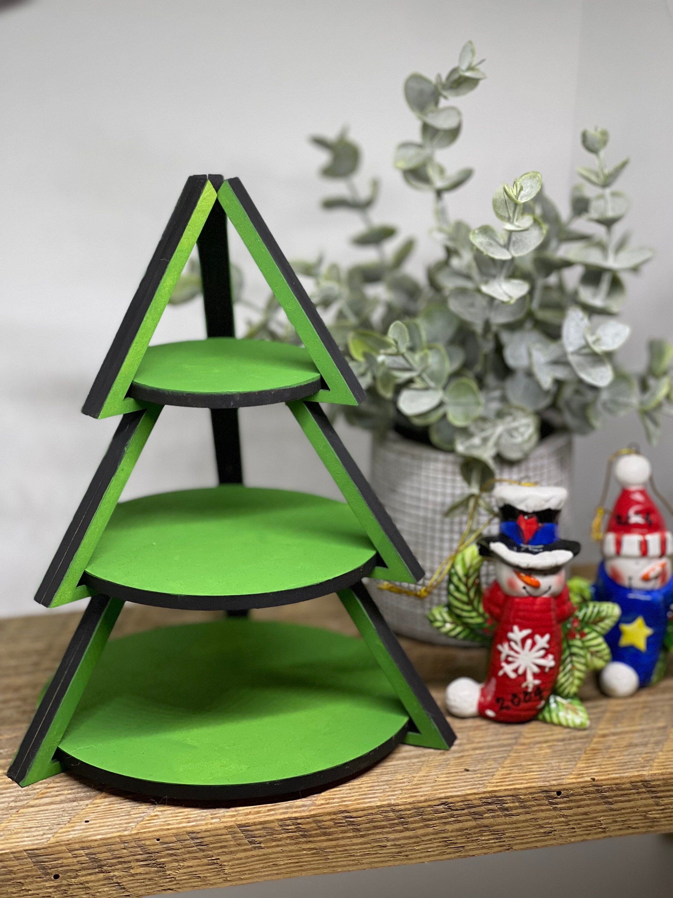 Christmas Tree Tier Tray SVG / Glowforge Digital File / Laser - Etsy