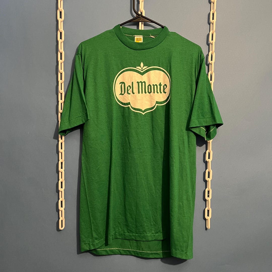 Vintage 1980's // Del Monte T Shirt // Single Stitch // Velva Sheen ...