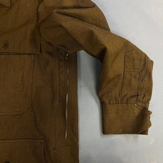 Vintage 1950s-60s // Sears Uniform Jacket // Army Gre… - Gem