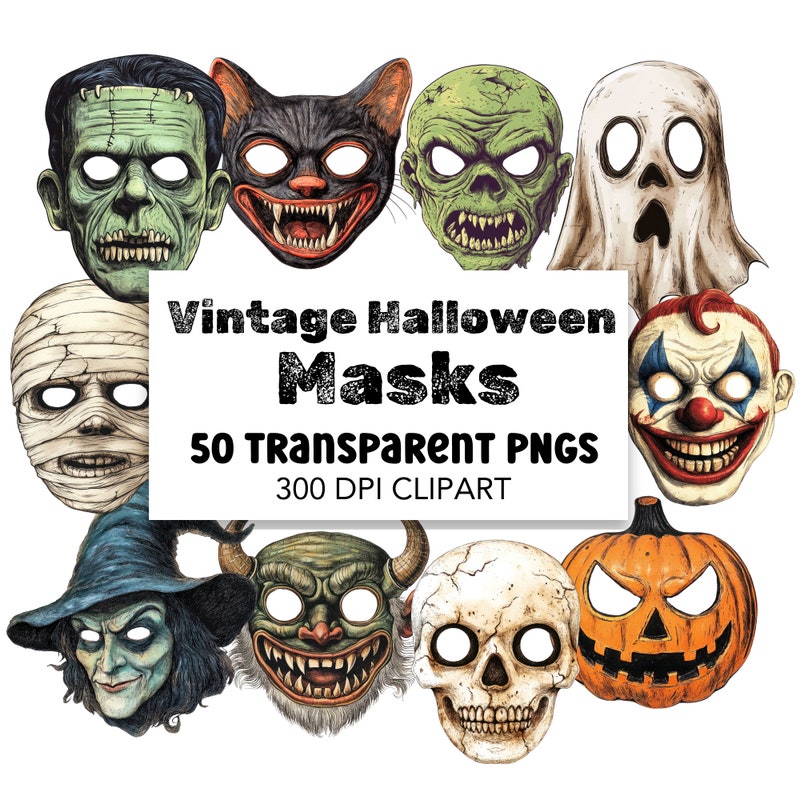 Halloween Masks - Etsy