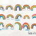 Rainbows Clipart Bundle, Digital Download Commerical Use Art, PNG Clip ...