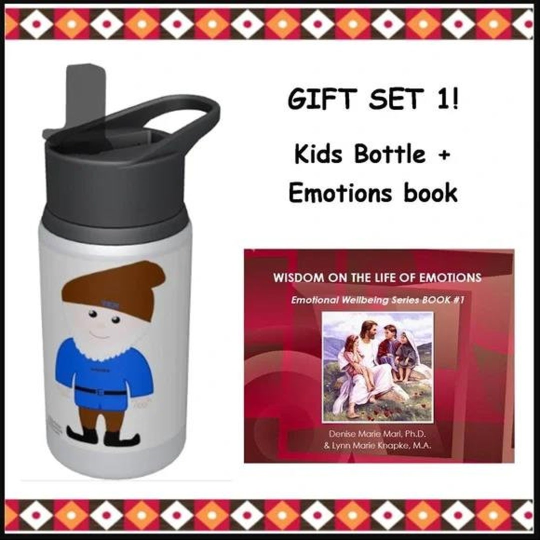GIFT SET 1! Kids Bottle + Emotions Book - Etsy