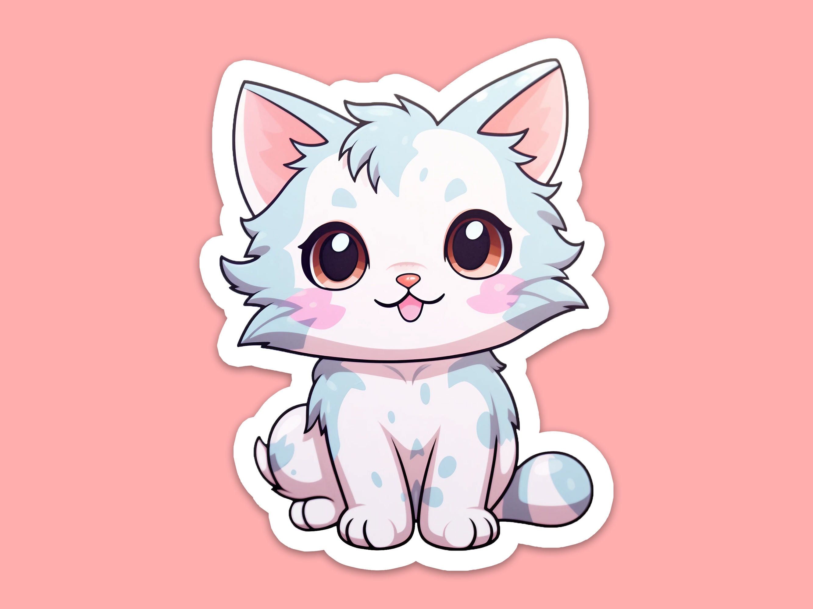 Anime Cat Laptop